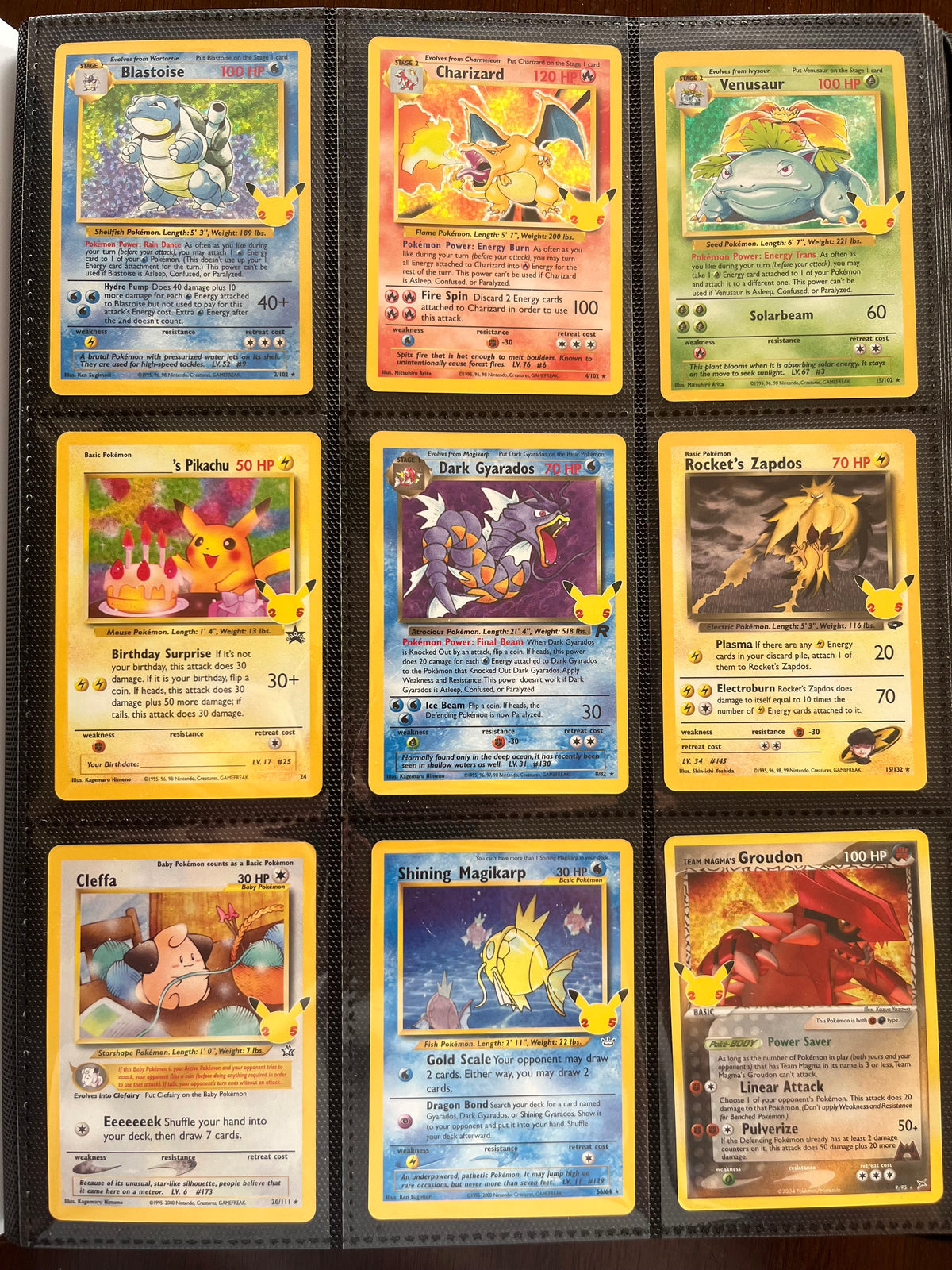 Pokémon 25th Anniversary Complete Master Set (118/100) 2021 + Official ...