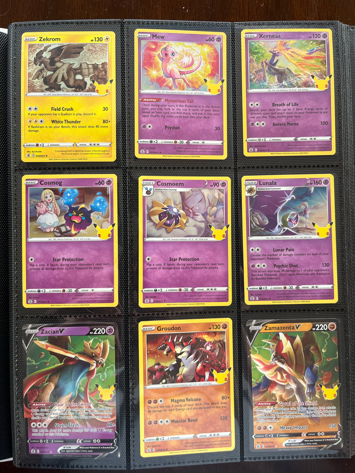 Pokémon 25th Anniversary Complete Master Set (118/100) 2021 + Official ...