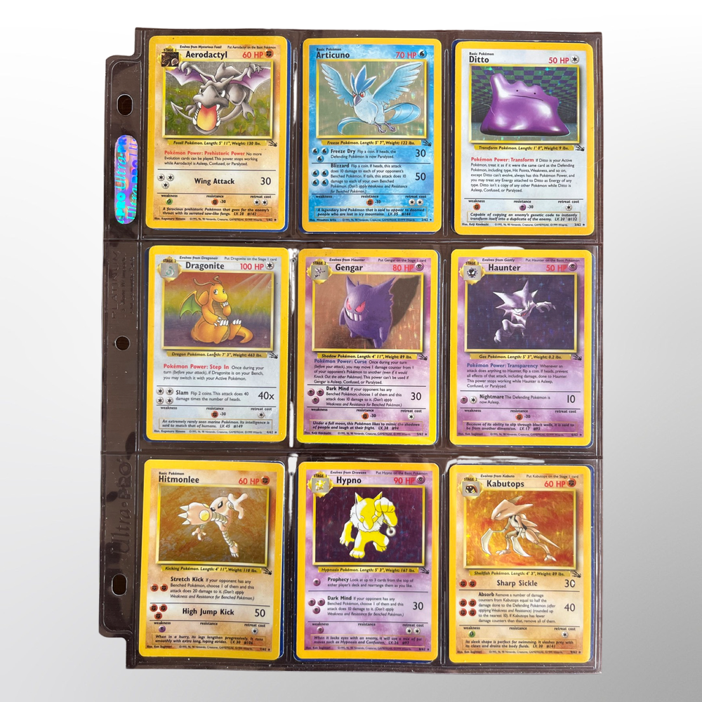 Fossil (62/62) Complete Master Set 1999| TradingCardSets.Com